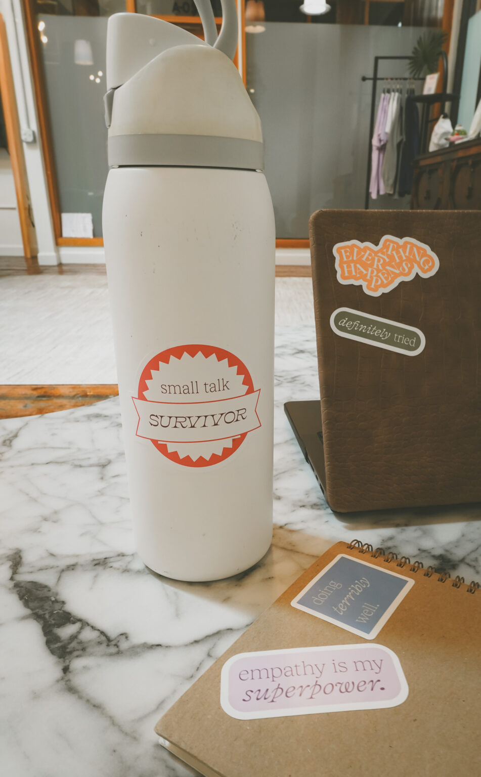 Everything Happens Sticker Sheet - Kate Bowler